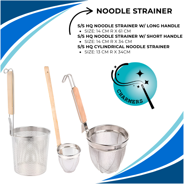 HighQuality Noodle Strainer With Handle Stainless Steel Mesh Food ...