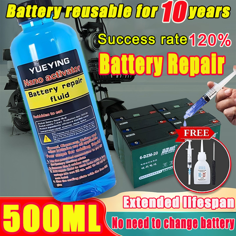 No Need To Replace Batteries 500ml Battery Repair Fluid Universal For ...