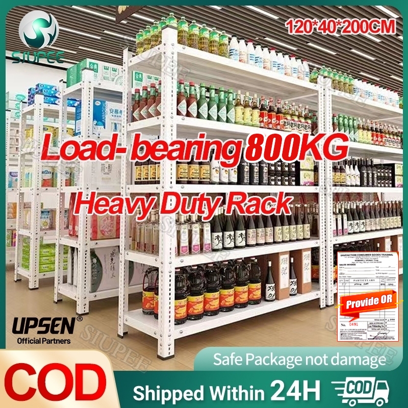 6 Layer Steel Rack Heavy Duty Metal Rack Boltless Shelf Organizer ...