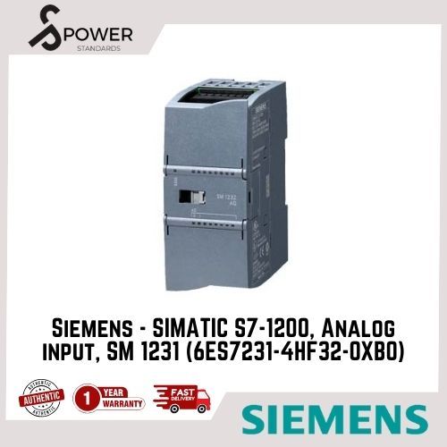 Siemens - SIMATIC S7-1200, Analog input, SM 1231 (6ES7231-4HF32-0XB0) | Shopee Philippines
