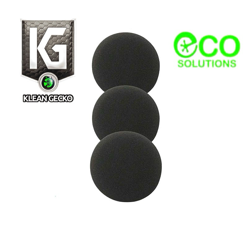 Klean Gecko - Gecko Pad - 3pcs (Black Applicator Foam Pad) | Shopee ...