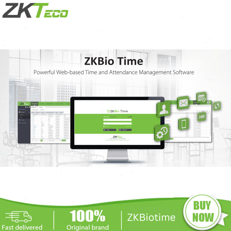 ZKBioTime Web-Based Time and Attendance Management Software for Time Attendance Machine | Shopee ...