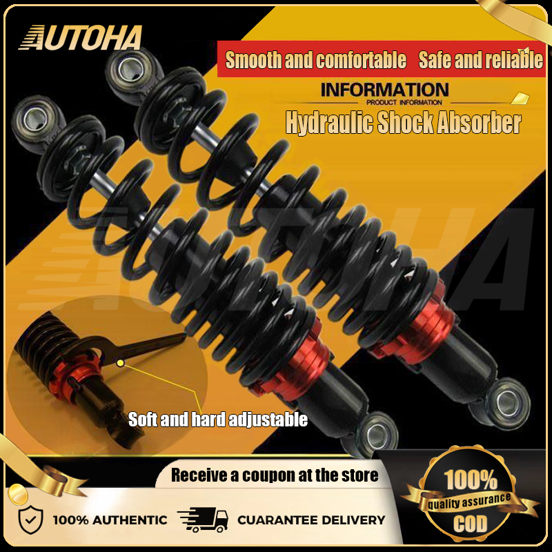 2PCS Motorcycle Rear Shock Universal electric powered vehicle Hydraulic ...