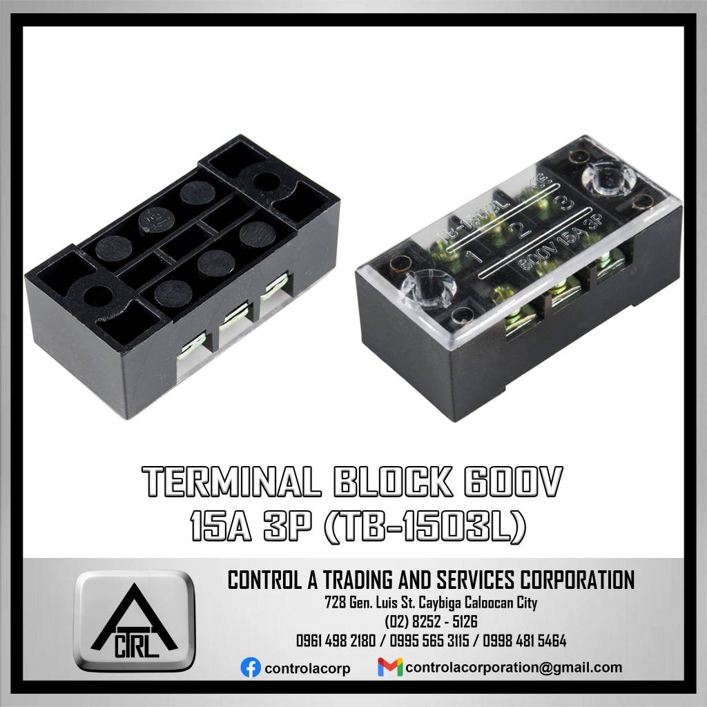 TERMINAL BLOCK 15A / 600V BARRIER 3 POLE to 12 POLE | Shopee Philippines