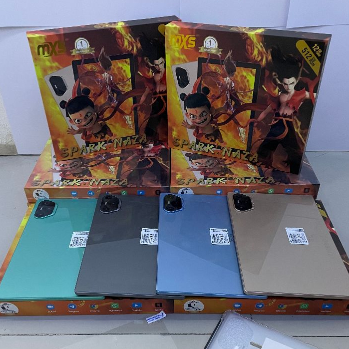 MXS SPARK NAZA 10.1 Inch Dual Sim Card 12GB+512GB 5G Wifi 100% Brand ...