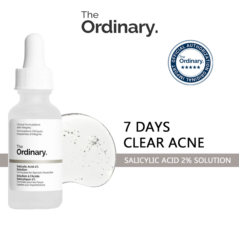 The Ordinary Salicylic Acid 2% Solution Blackhead Remover Pore ...