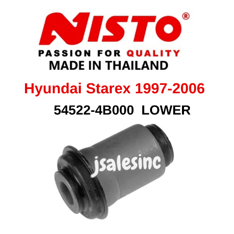 Hyundai Starex 1997-2006 LOWER Suspension Bushing NISTO Brand 54522 ...
