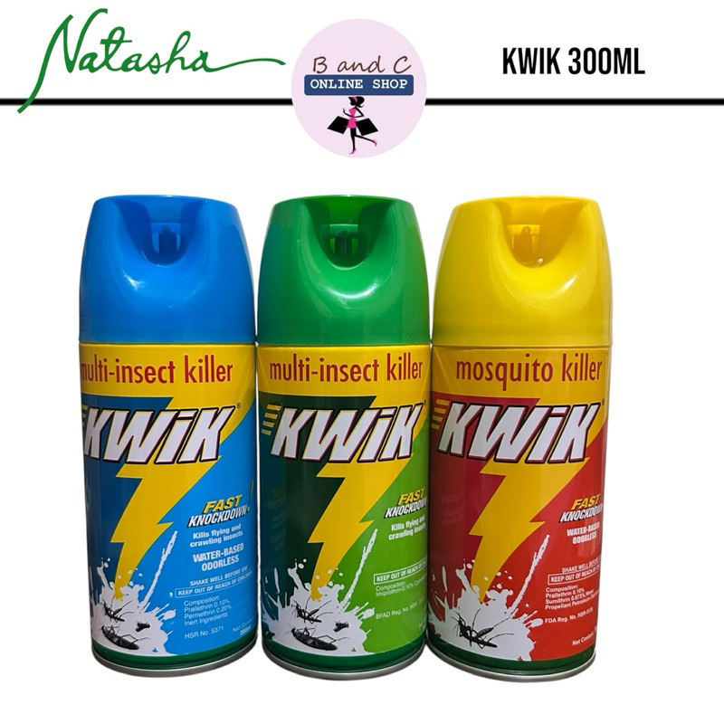 Kwik Multi-insect killer spray 300ml | Shopee Philippines