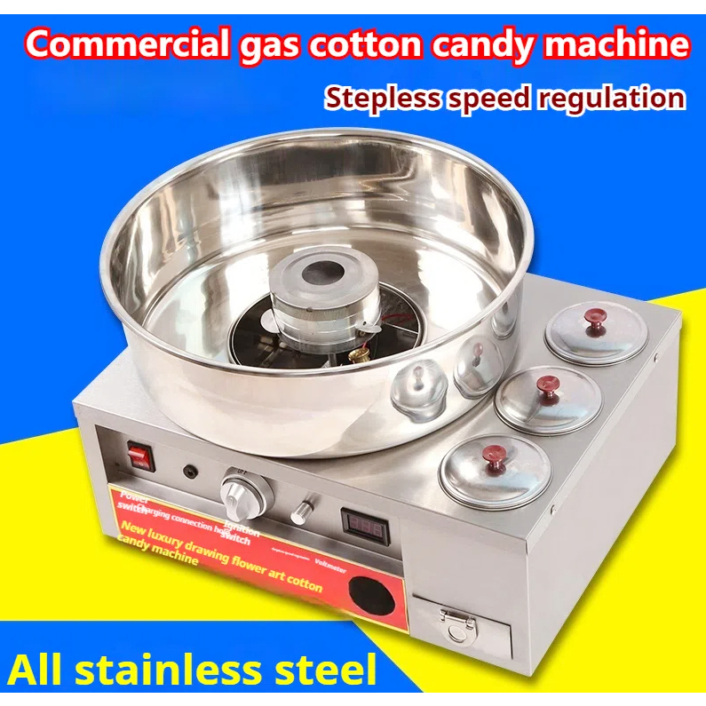 Cotton candy machine Commercial gas luxury fancy candy Floss Machine ...