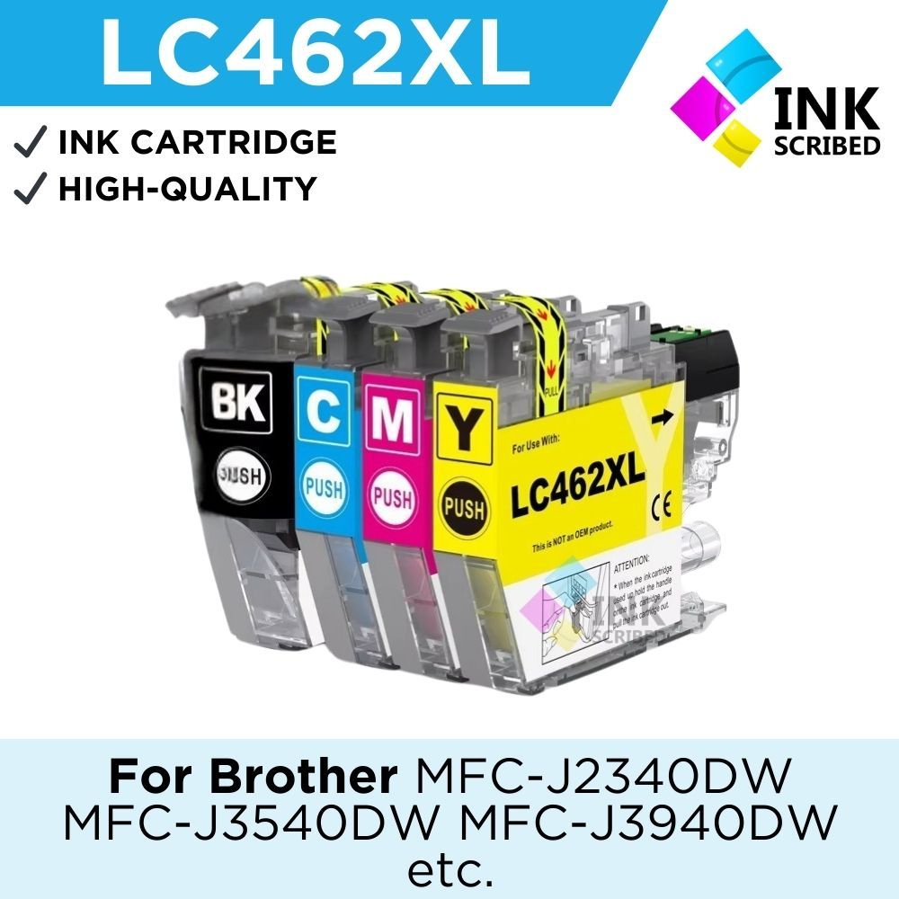 INKSCRIBED LC462XL LC462 Compatible Ink Cartridge for MFC-J2340CDW ...