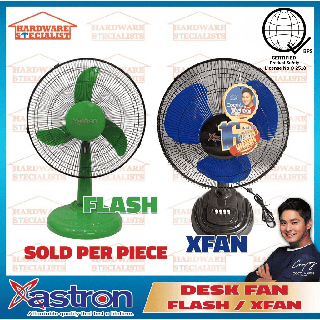 Astron Desk Fan 16" | Flash or Xfan (SOLD PER PIECE) Original Authentic ...