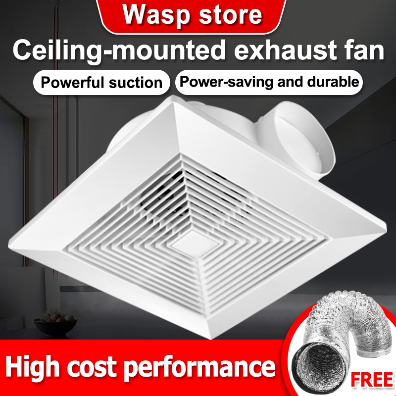 Ceiling ventilation fan 8/10/12/14 inch exhaust fan silent large ...