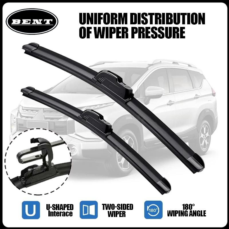 Universal Car Wiper Blade U Hook Type Windscreen Windshield Rubber ...