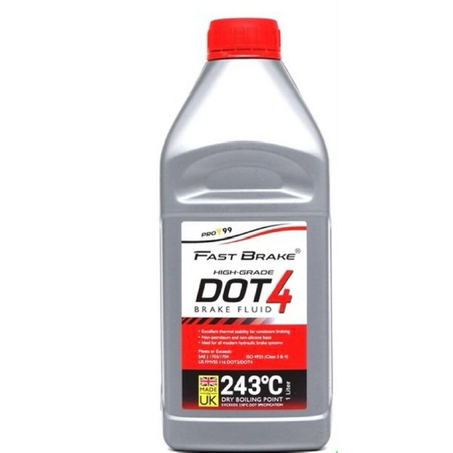 PRO99 FAST BRAKE HIGH BRAKE GRADE DOT4 BRAKE FLUID 1L | Shopee Philippines