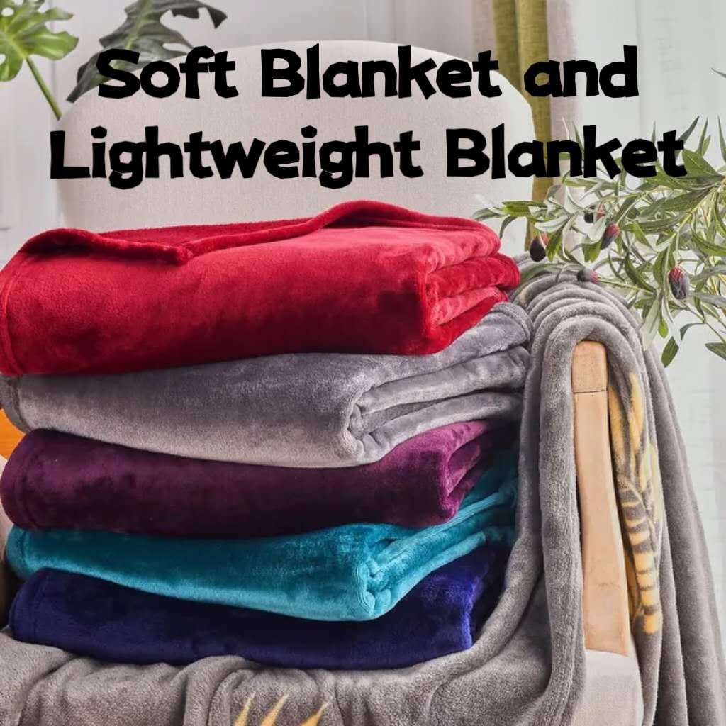 JS Soft Plain Blanket Microfiber Blanket/Malambot Na Kumot/100x180 Cm ...