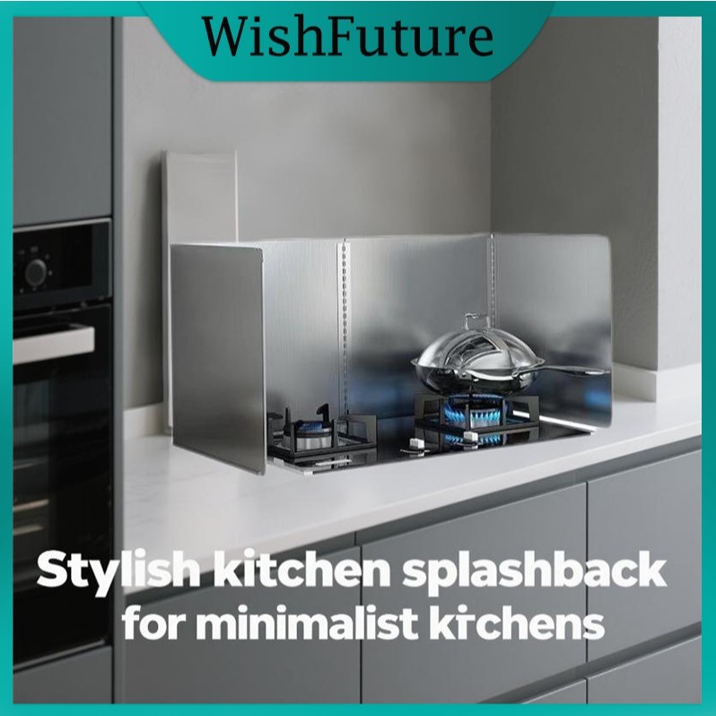 Stainless steel oil spill oil baffle plate kitchen gas stove for ...