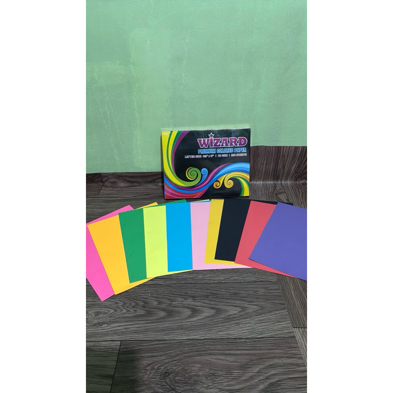 Wizard Premium Colored Paper Letter Size 80GSM with 250 Sheets - Office ...