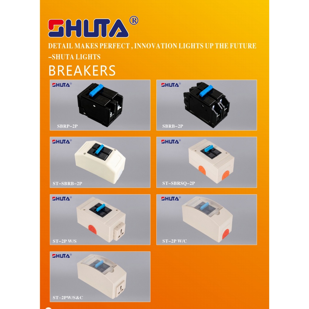 SHUTA Safety Circuit Breaker Plug-in 15A 20A 30A 60A 100A with ...