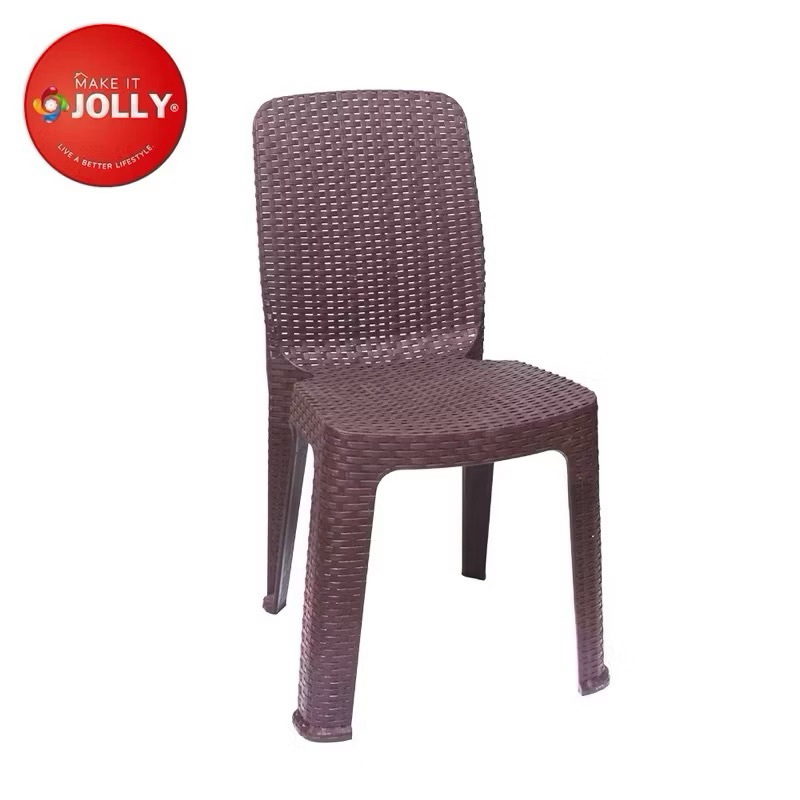 Jolly Rattan Chair 2020 gray and brown color | Shopee Philippines