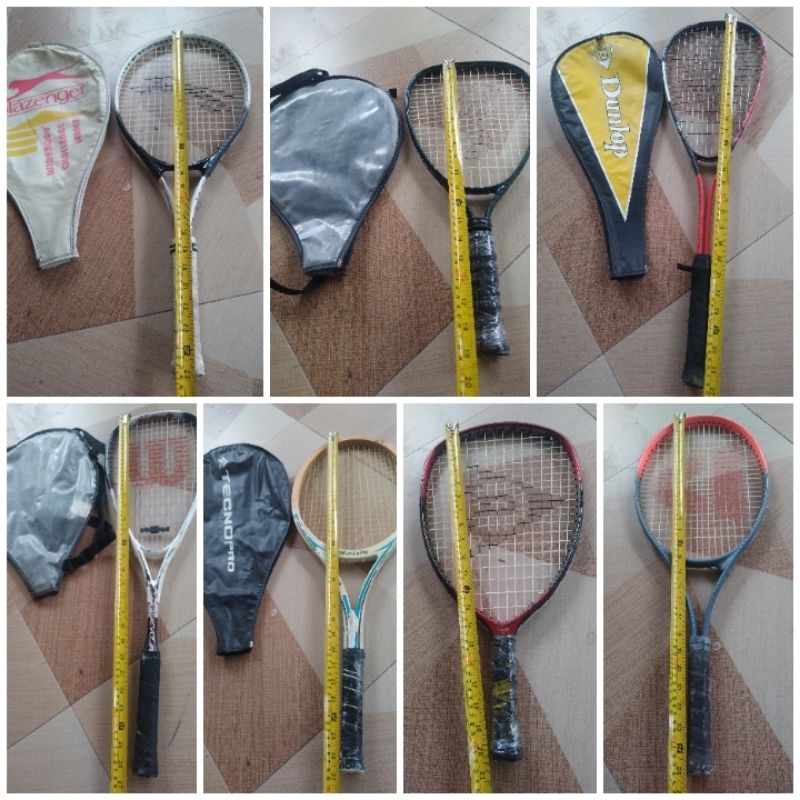 Slazenger Dunlop Wilson Tennis Racket Preloved from UK Box | Shopee ...