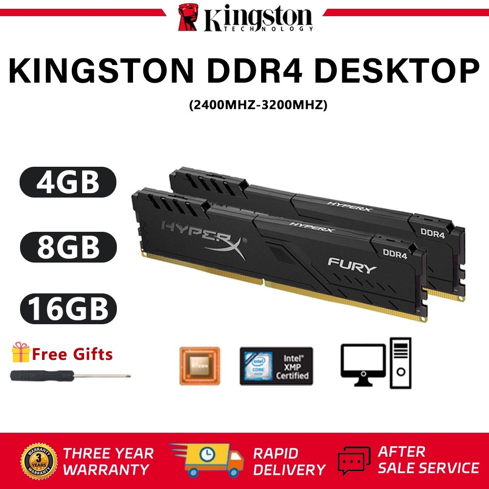 DDR4 RAM Desktop 4GB 8GB 16GB 2133Mhz 2400Mhz 2666Mhz 3200Mhz DIMM Game Memory Pc Ram | Shopee ...