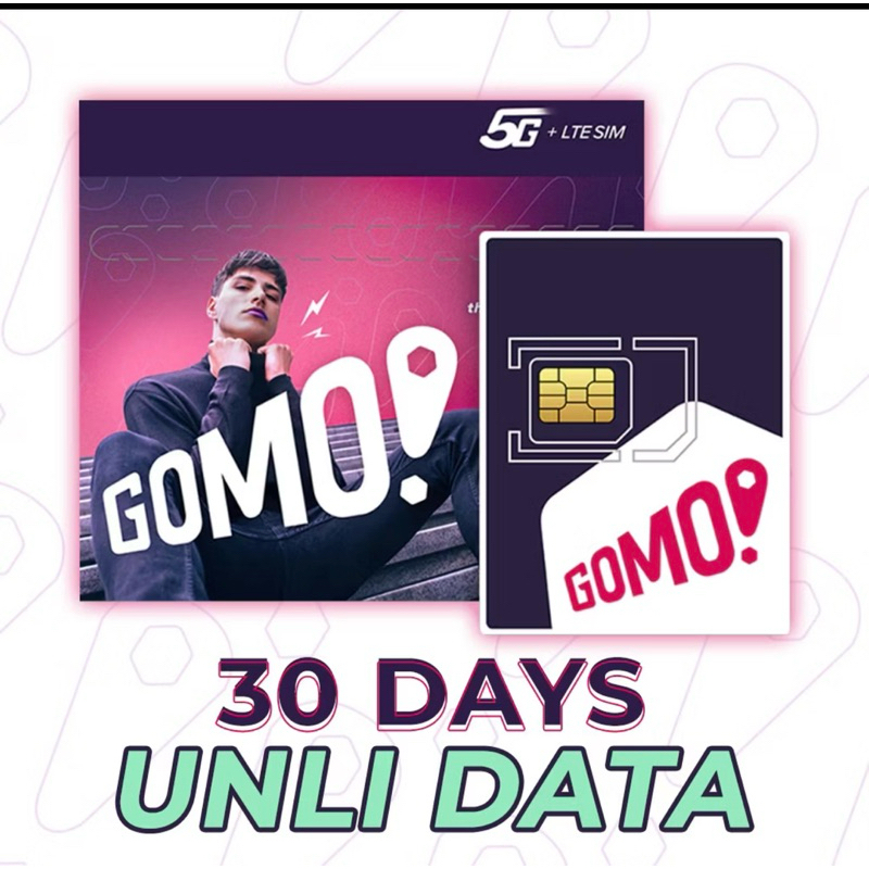GOMO SIM with UNLI DATA FOR 30DAYS | Shopee Philippines