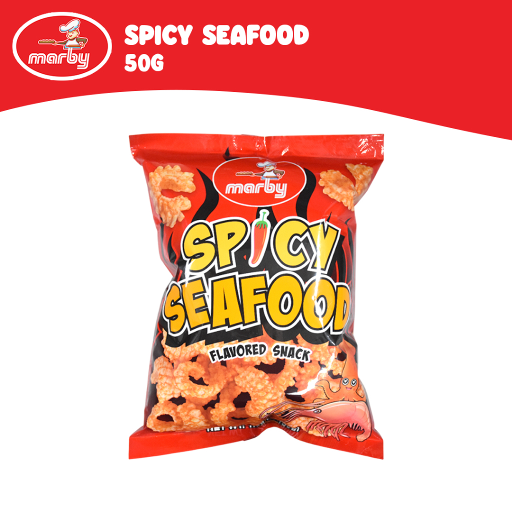 Marby Spicy Seafood 50g | Shopee Philippines
