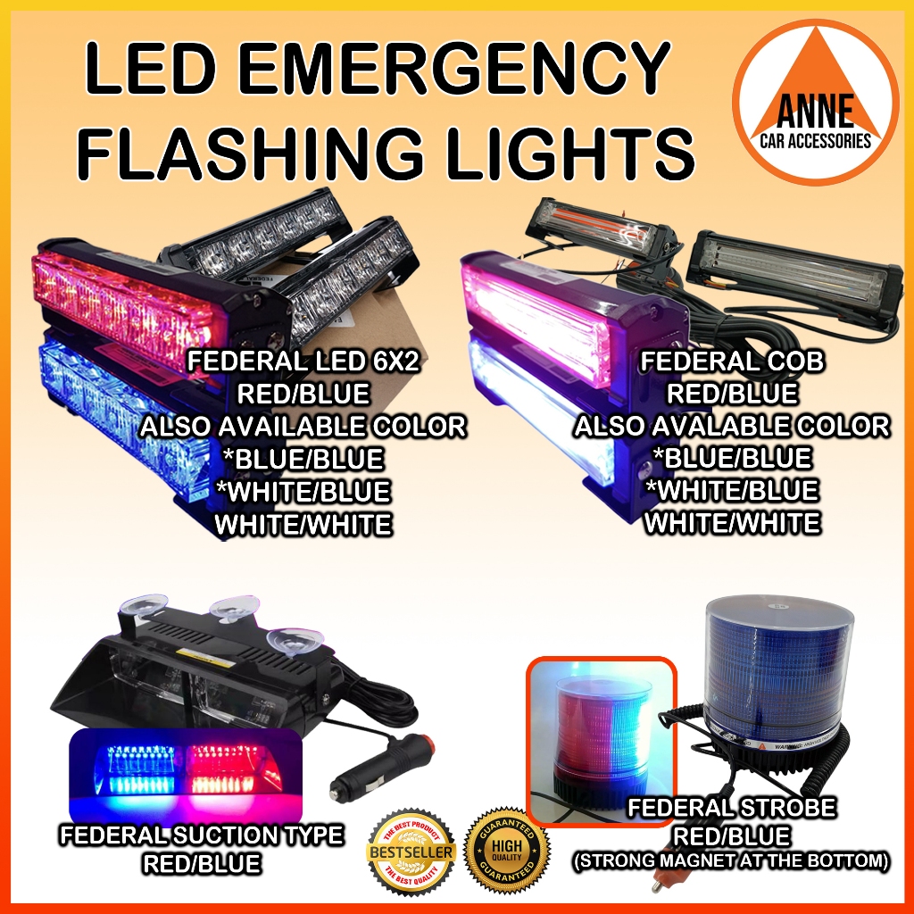 Warning Signal Light Bar Strobe Blinker COB Type High Power Super ...