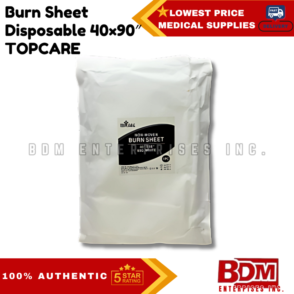 TOPCARE | Burn Sheet Disposable 40×90″ Sterile | Shopee Philippines