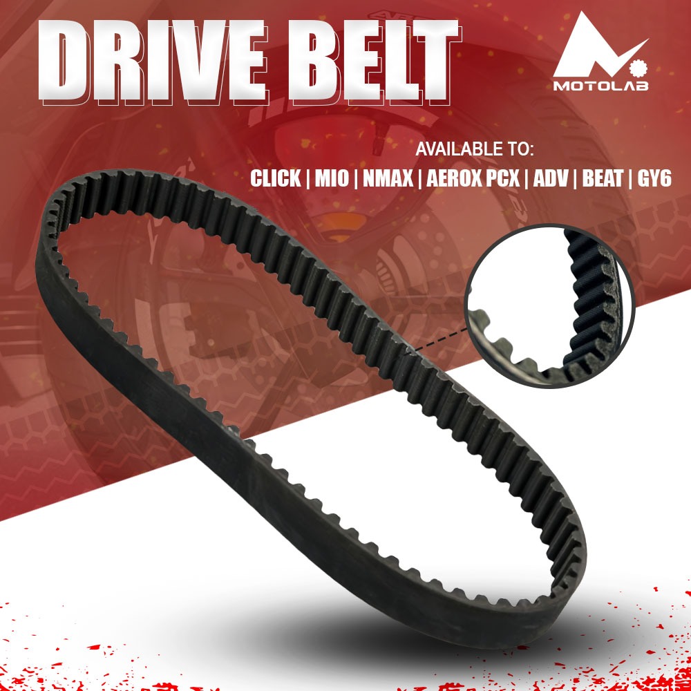 Motolab Tank Track Belt, Drive Belt, V-belt for Click, Mio, Nmax, Beat ...