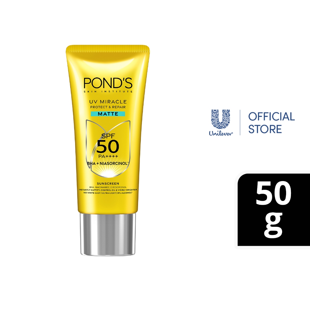 Pond's UV Miracle Matte Sunscreen SPF 50 PA++++ | Shopee Philippines