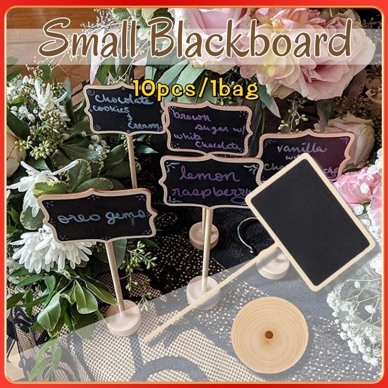 10pcs Blackboard Standee/Small Blackboard/Message Board/Mini Chalkboard ...