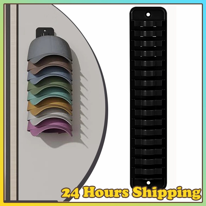 Door Hat Rack Wall Hat Rack Organizer Space Saving Closet Cap Rack ...