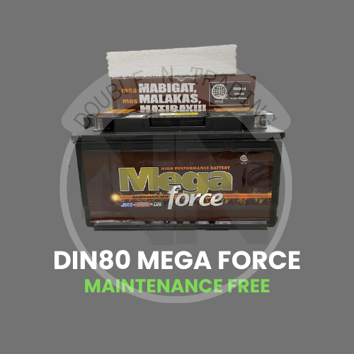 Mega Force DIN 80 / DIN80 Mega Force Battery | Shopee Philippines