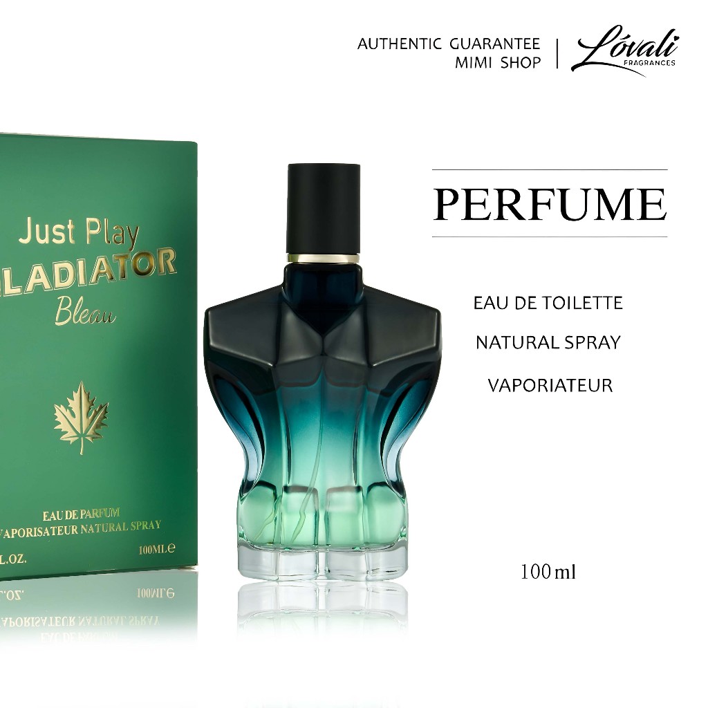 LOVALI | JUST PLAY GLADIATOR BLEAU PERFUME FOR MEN 100ML EAU DE PARFUM ...