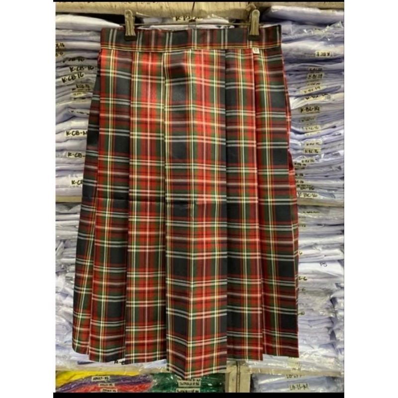 CHECKERED PALDA SCHOOL UNIFORM/PLEATED SKIRT 3COLORS CHECKERED/KIDS ...