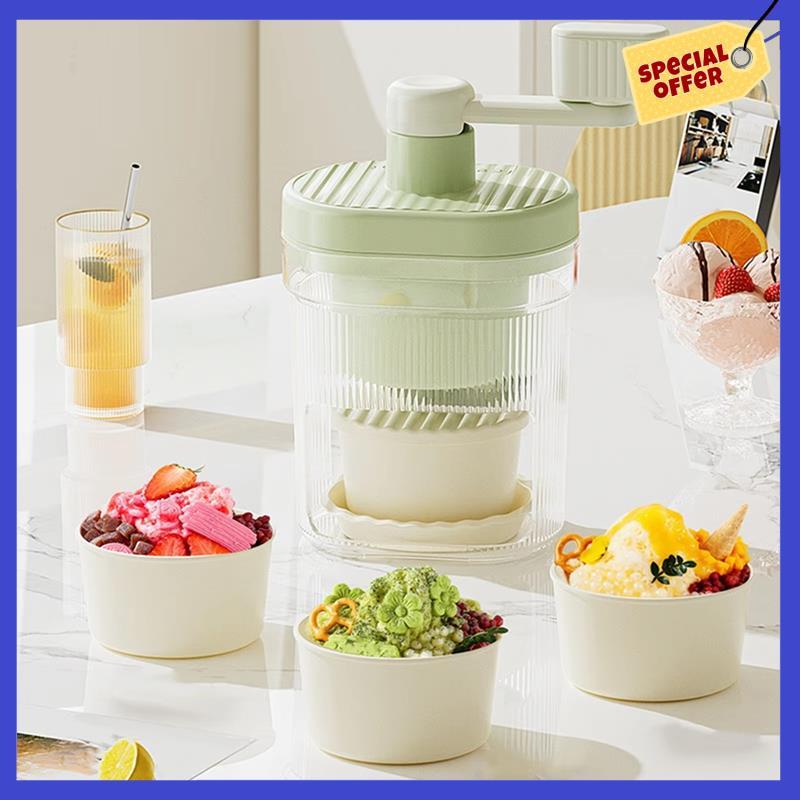 Household Manual Shaved Ice Handheld Ice Breaker Ice Maker cream ...