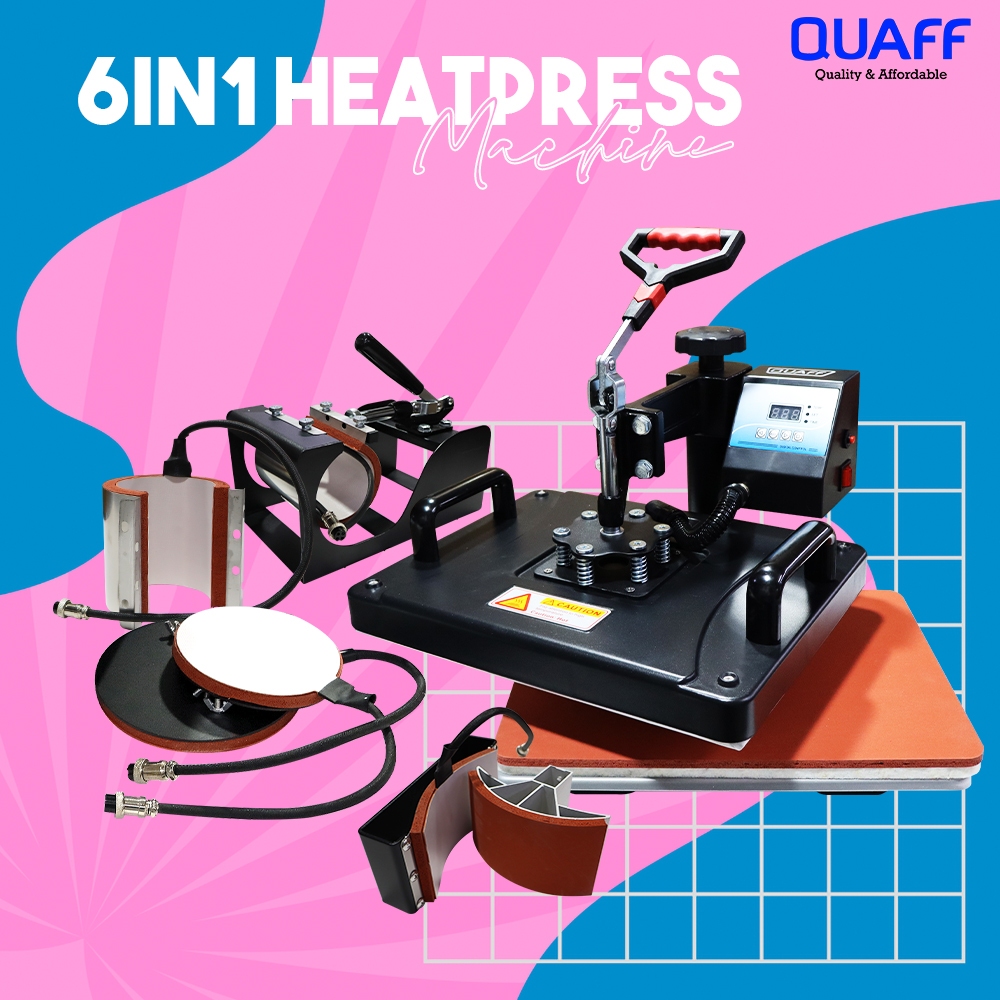 QUAFF 6in1 Heat Press Machine Heavy Duty | Shopee Philippines