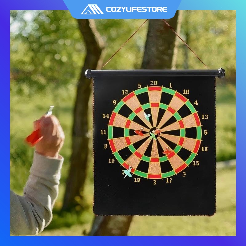12 inch Magnetic Dart Board for Kids Double Sided Magnetic Dartboard ...