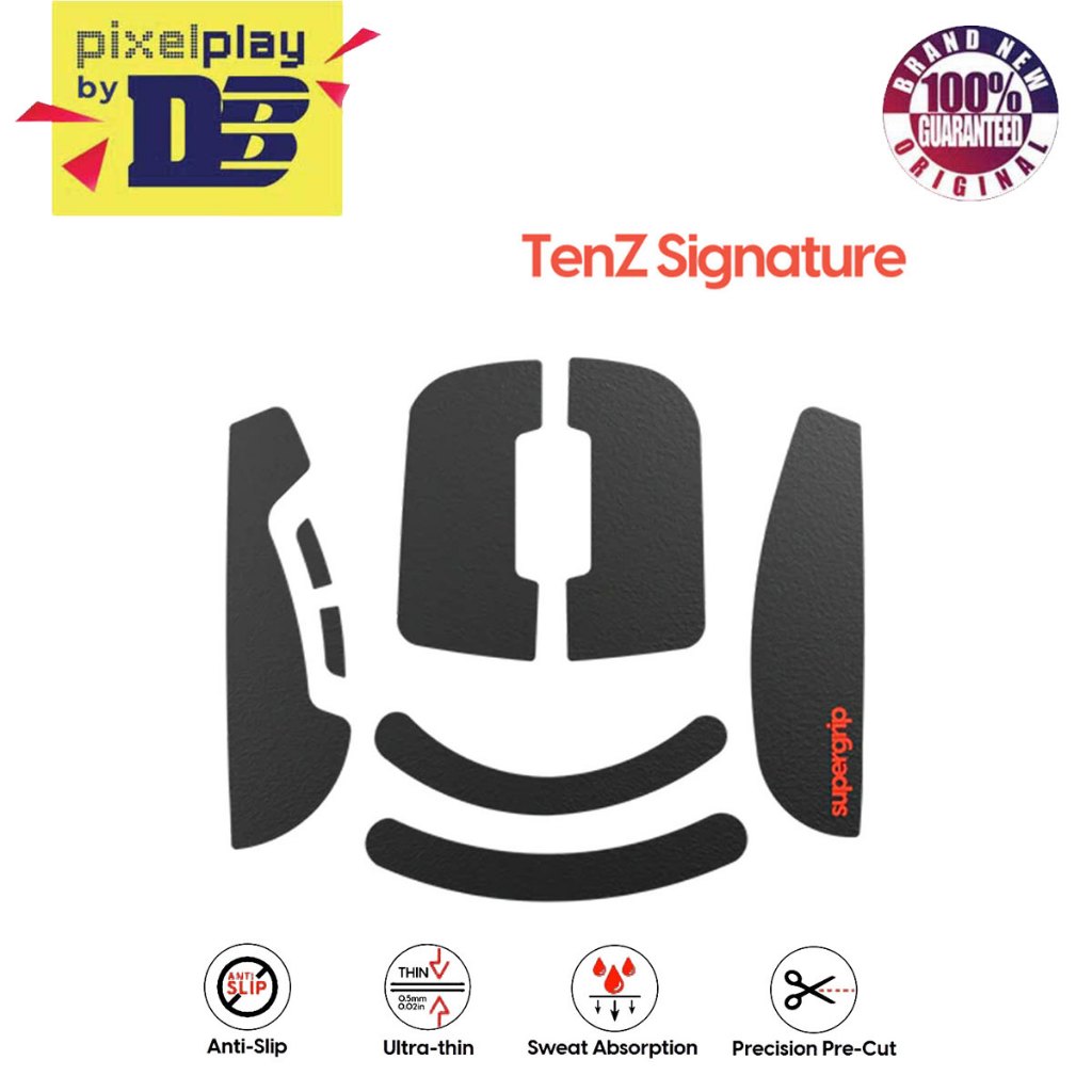 Pulsar Supergrip Mouse Grip Tape Pre-Cut for Pulsar Tenz Signature ...