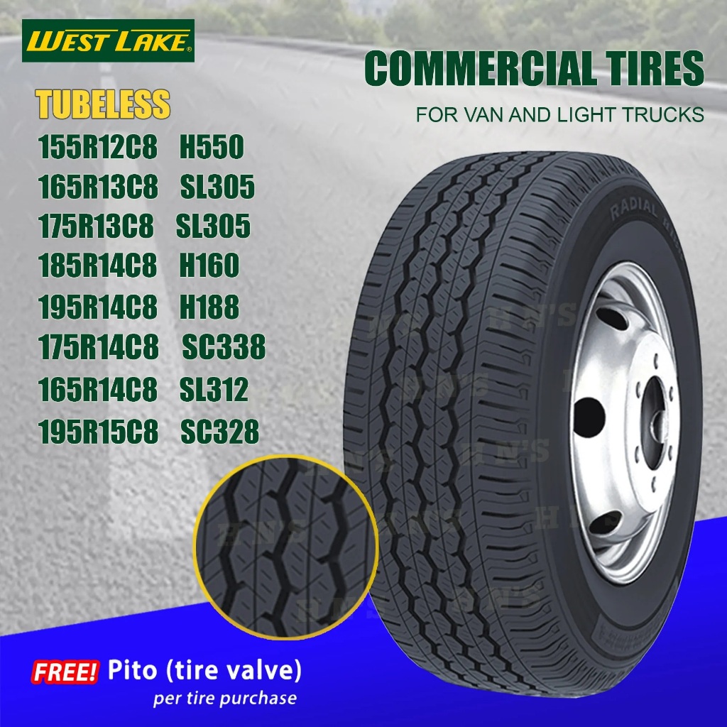 WESTLAKE Commercial Tires for Van and Light Truck 155R12C 165R13C ...