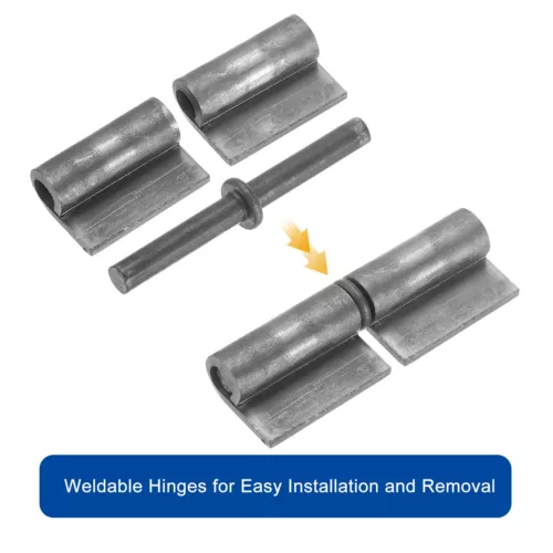 1pc 16-30mm Cylindrical Hinges Gate Hinges Heavy Duty Welding Hinge ...