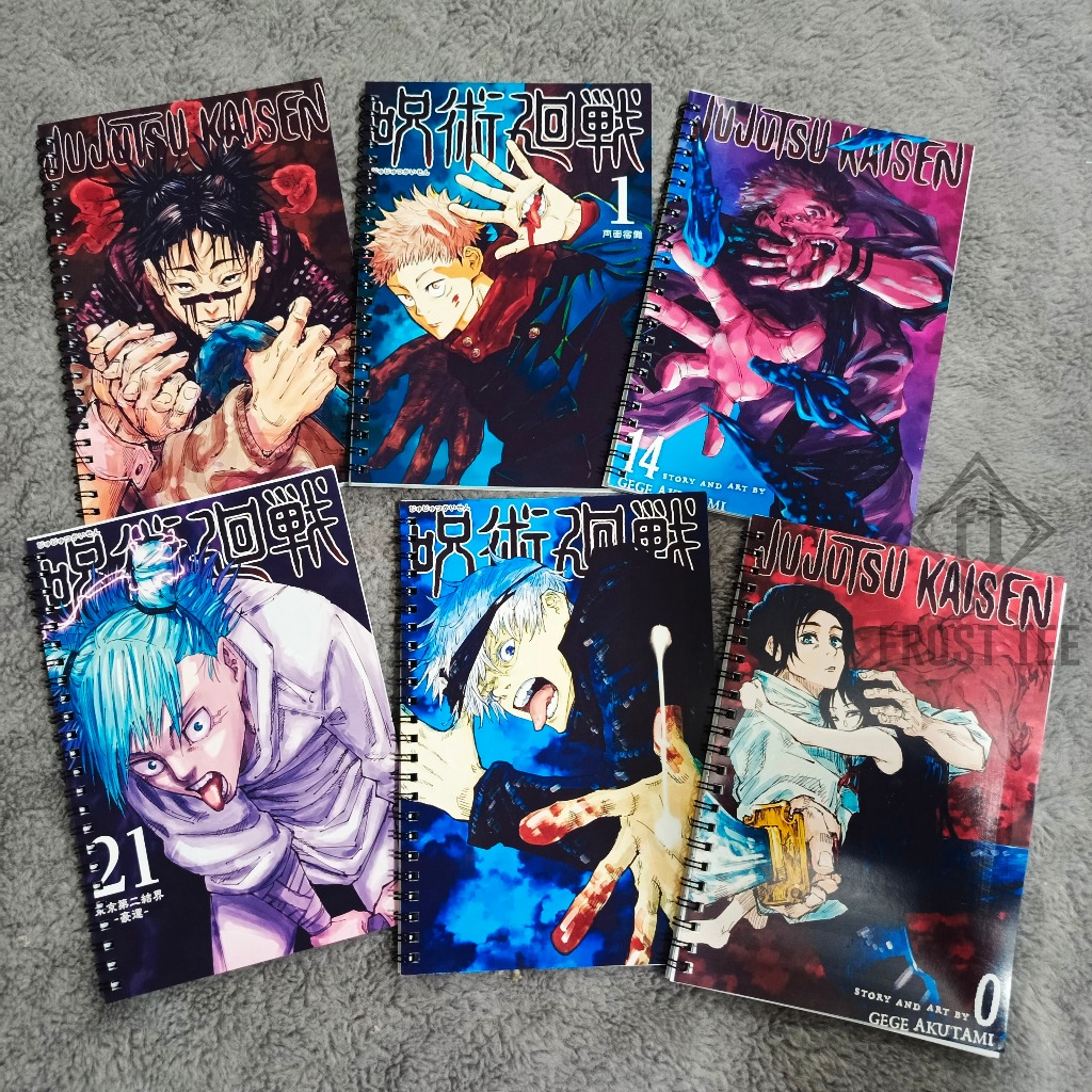 Jujutsu Kaisen Anime Notebook A5 Notebook Gojo Sukuna Yuji Choso Yuta ...