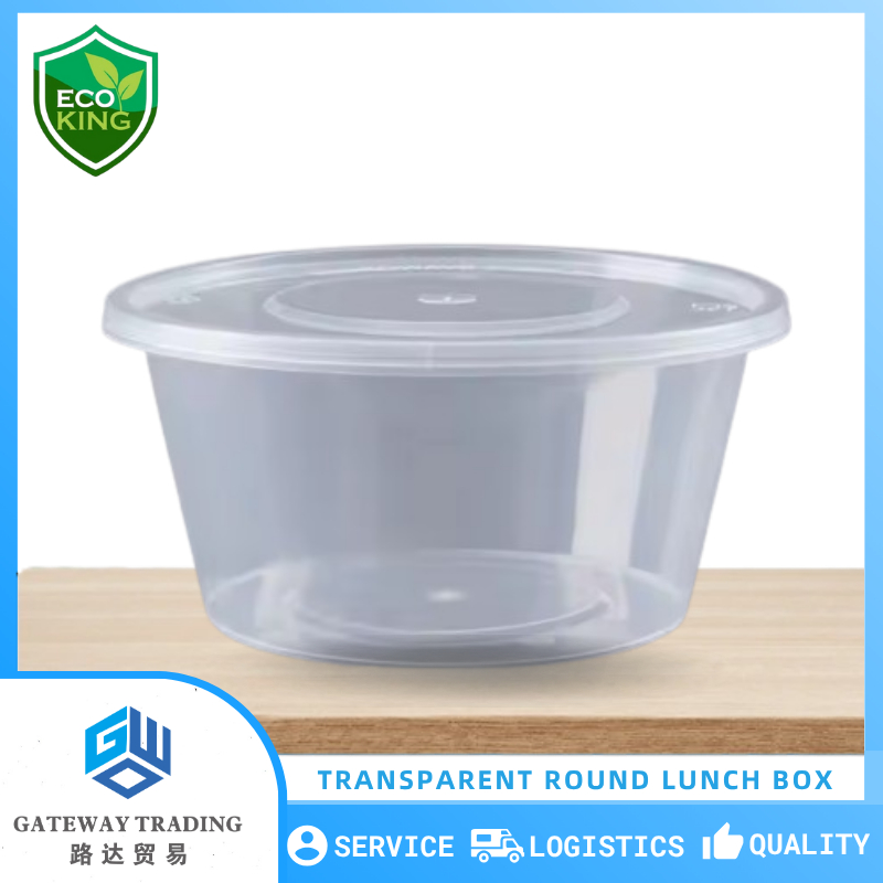 10PCS Eco King Round Disposable Microwavable Food Container Circle ...