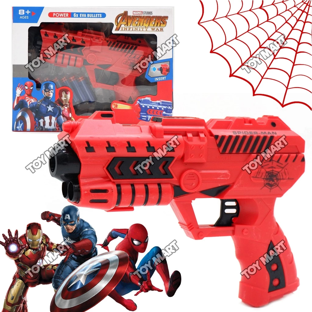 Cartoon Super Hero EVA Soft Bullet Outdoor Play Toy Magazine Toy ...