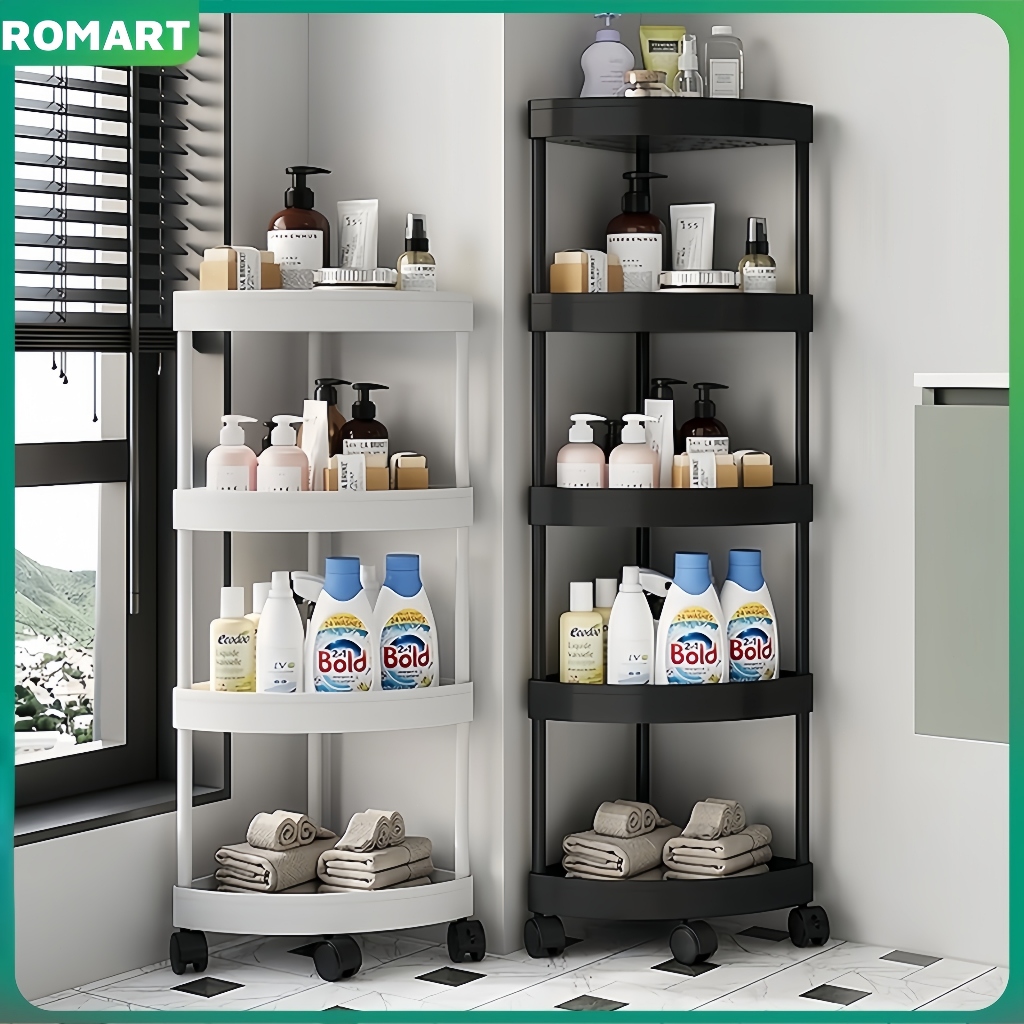 ROMART Bathroom Organizer Rack Kitchen Organizer Storage Rack ...