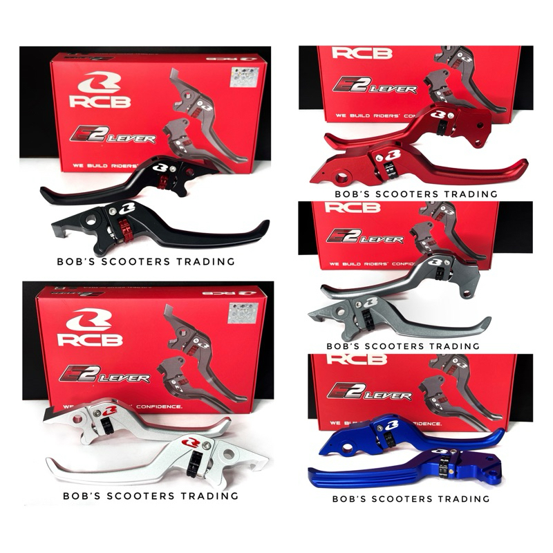 RCB E2 Brake Lever Set Alloy ( NMAX , SNIPER 150 / 155 , CLICK, BEAT FI , GIORNO , WINNER X ...