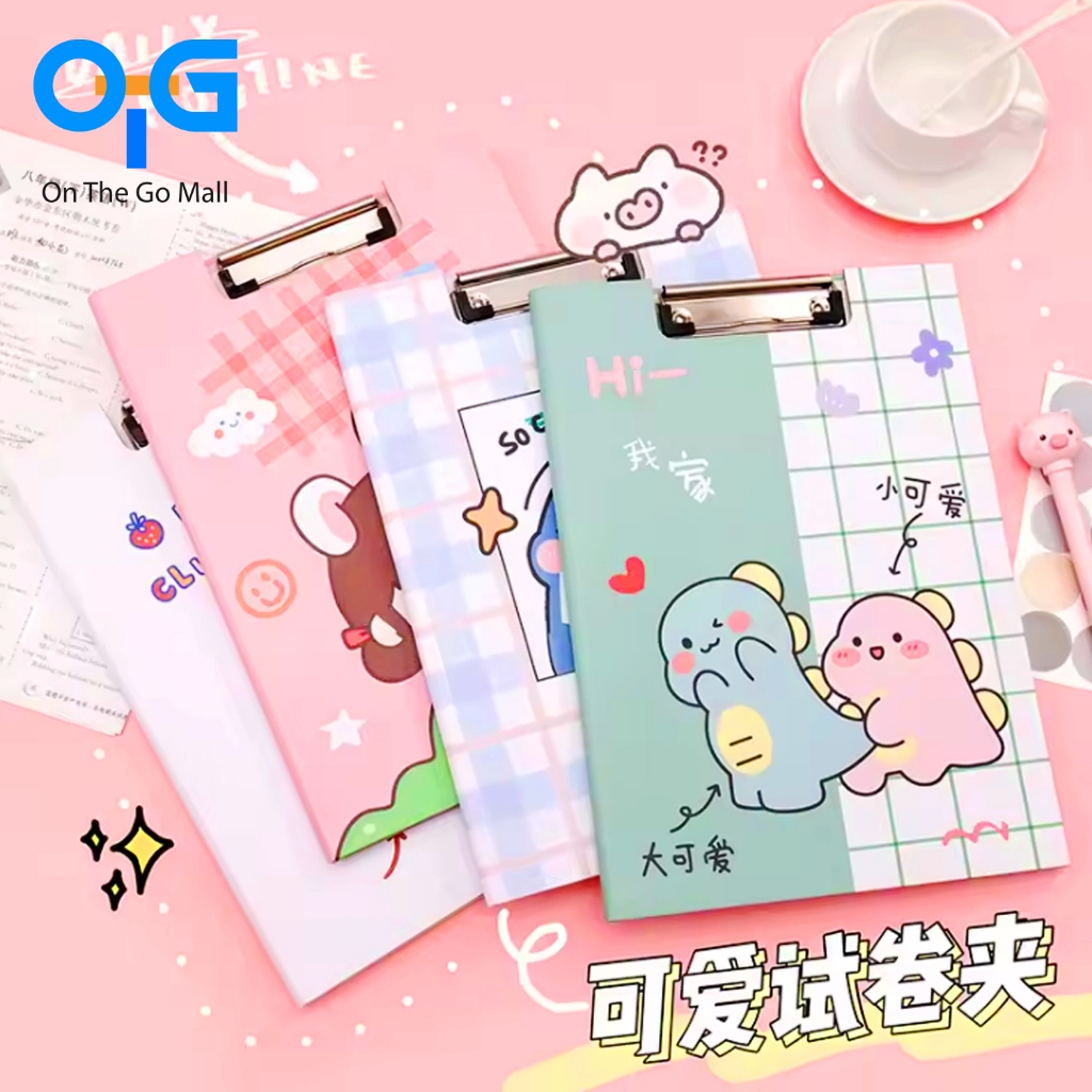 A4 Foldable Clip File Thick Cover Document Folder Office Supply ...