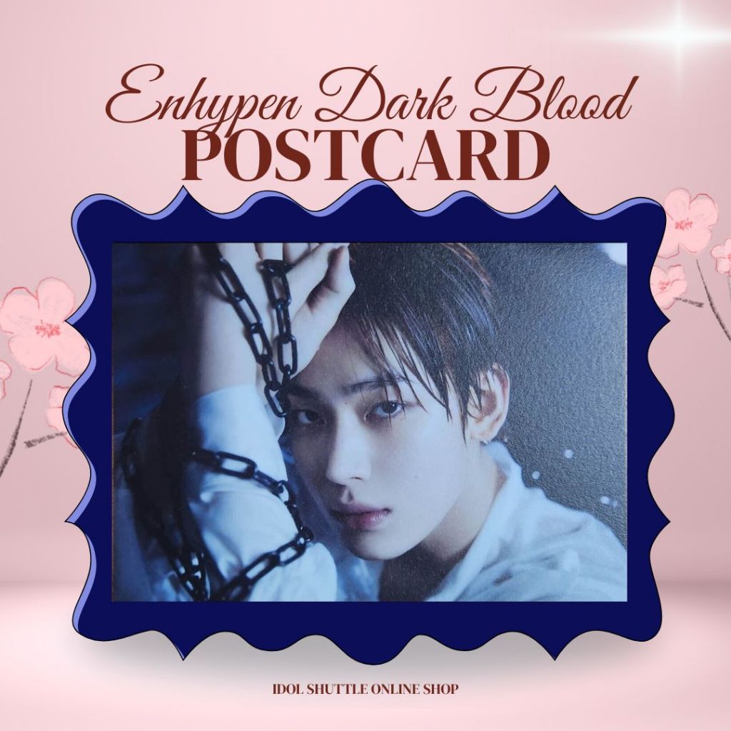 Enhypen Sunoo Dark Blood [Engene] Postcard | Shopee Philippines