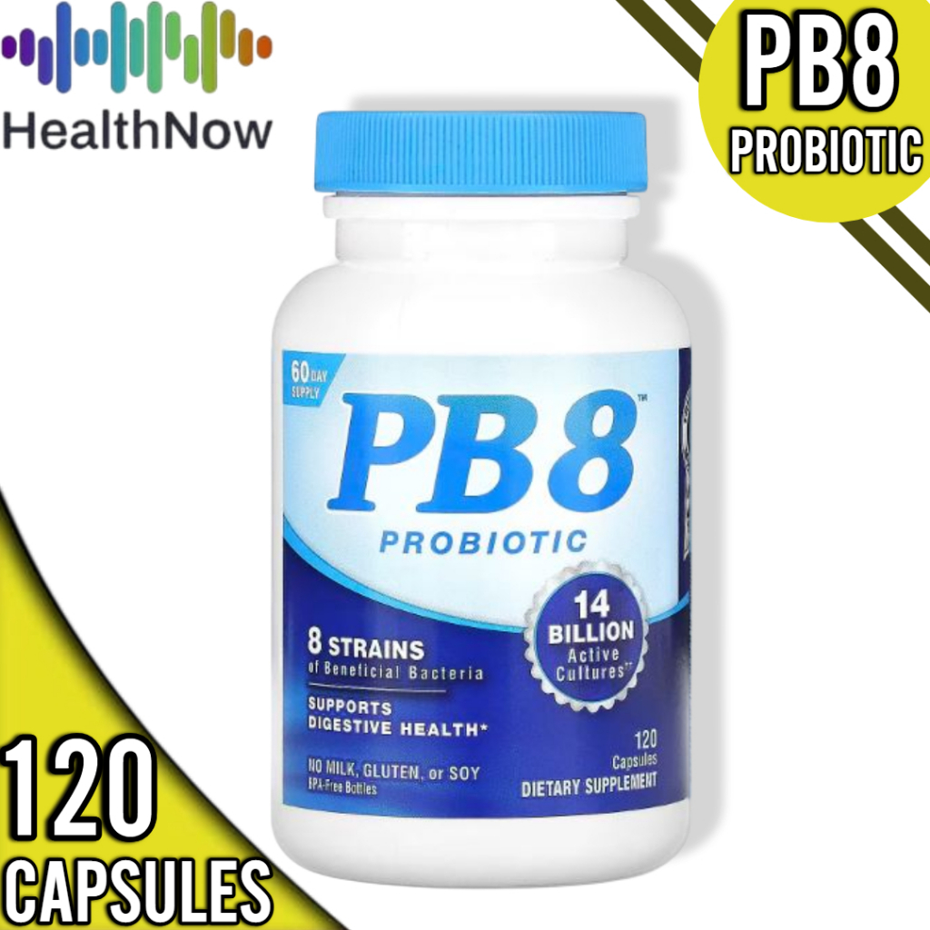 Nutrition Now, PB 8™ Probiotic, 14 Billion, 120 Capsules (7 Billion per ...